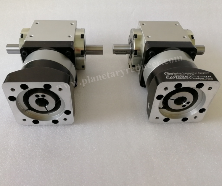 PAW-2P double output shaft 90 degree right angle gearbox ...