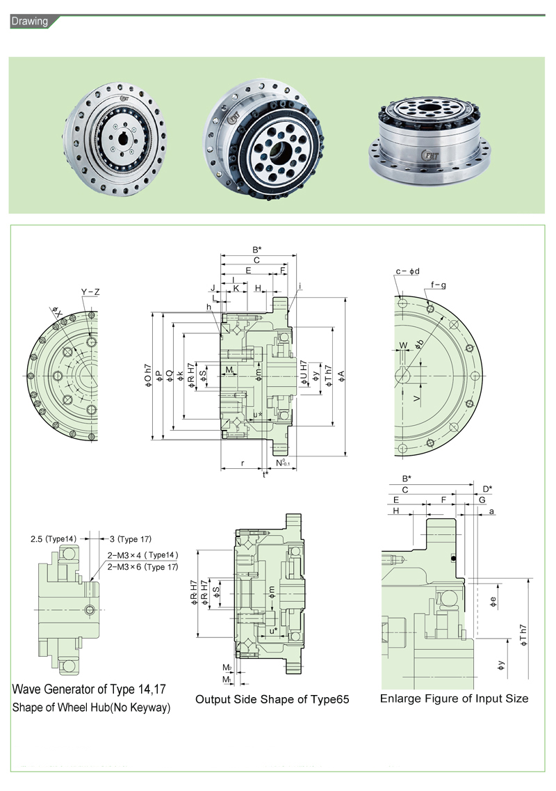 CSG&CSF series Harmonic Drive Gearbox - Planetaryreducer.com