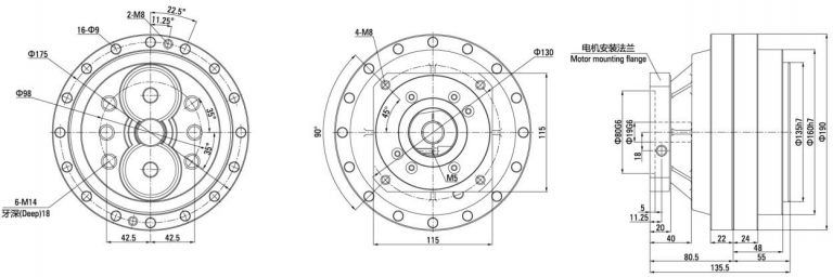 RVM series gearbox for robot joints - Planetaryreducer.com